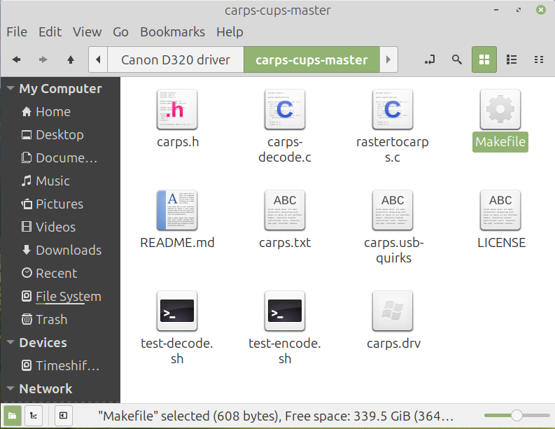 [SOLVED] How to install Canon printer driver - Linux Mint Forums